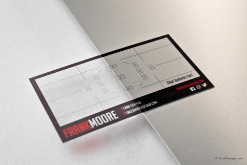 Realtor black visit card template | RockDesign.com