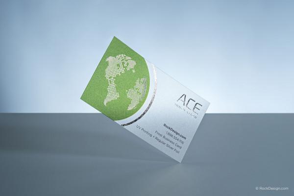 Modern trendy stainless steel metal business card - Advance Technology