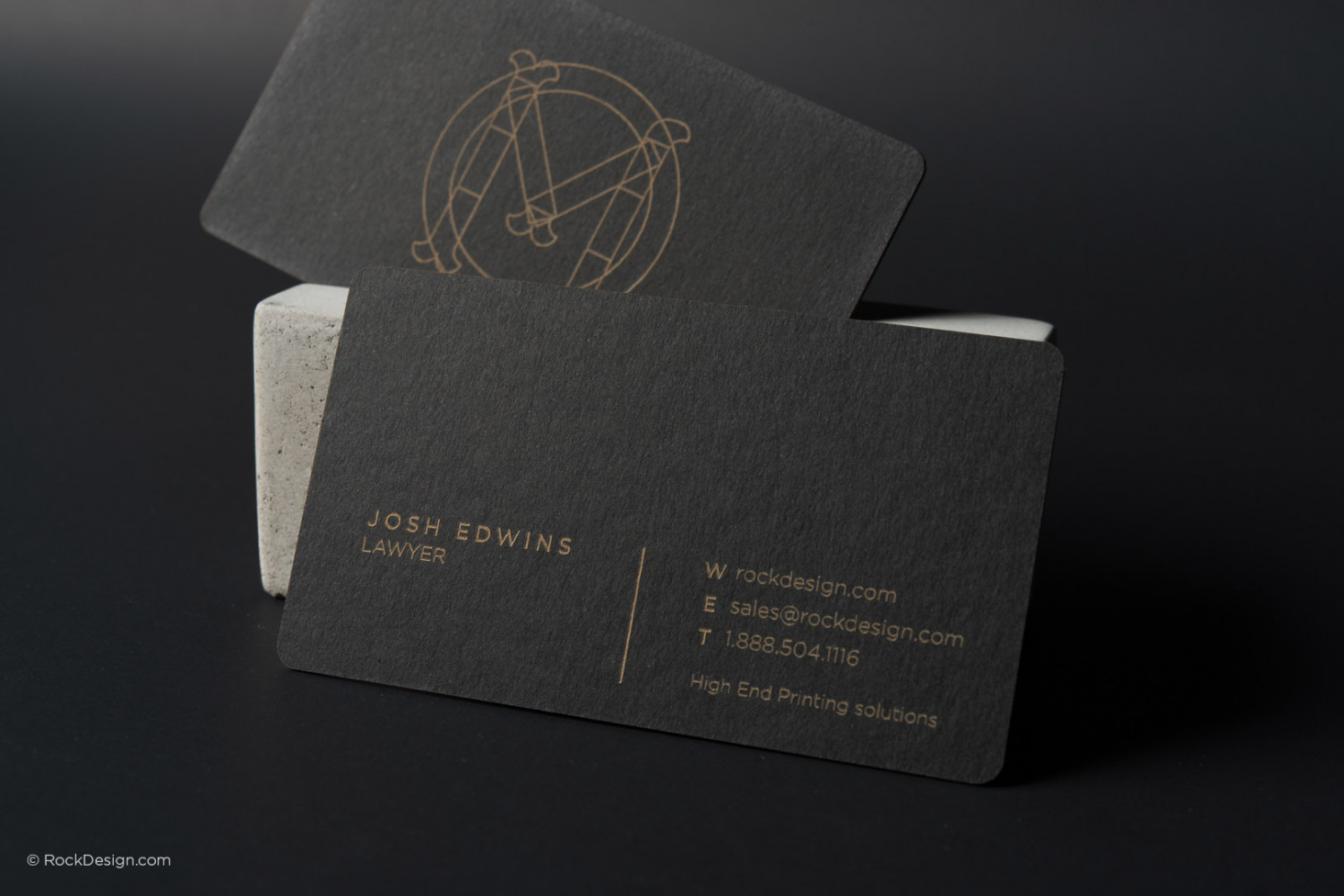 QUICK rounded corner business cards | RockDesign.com