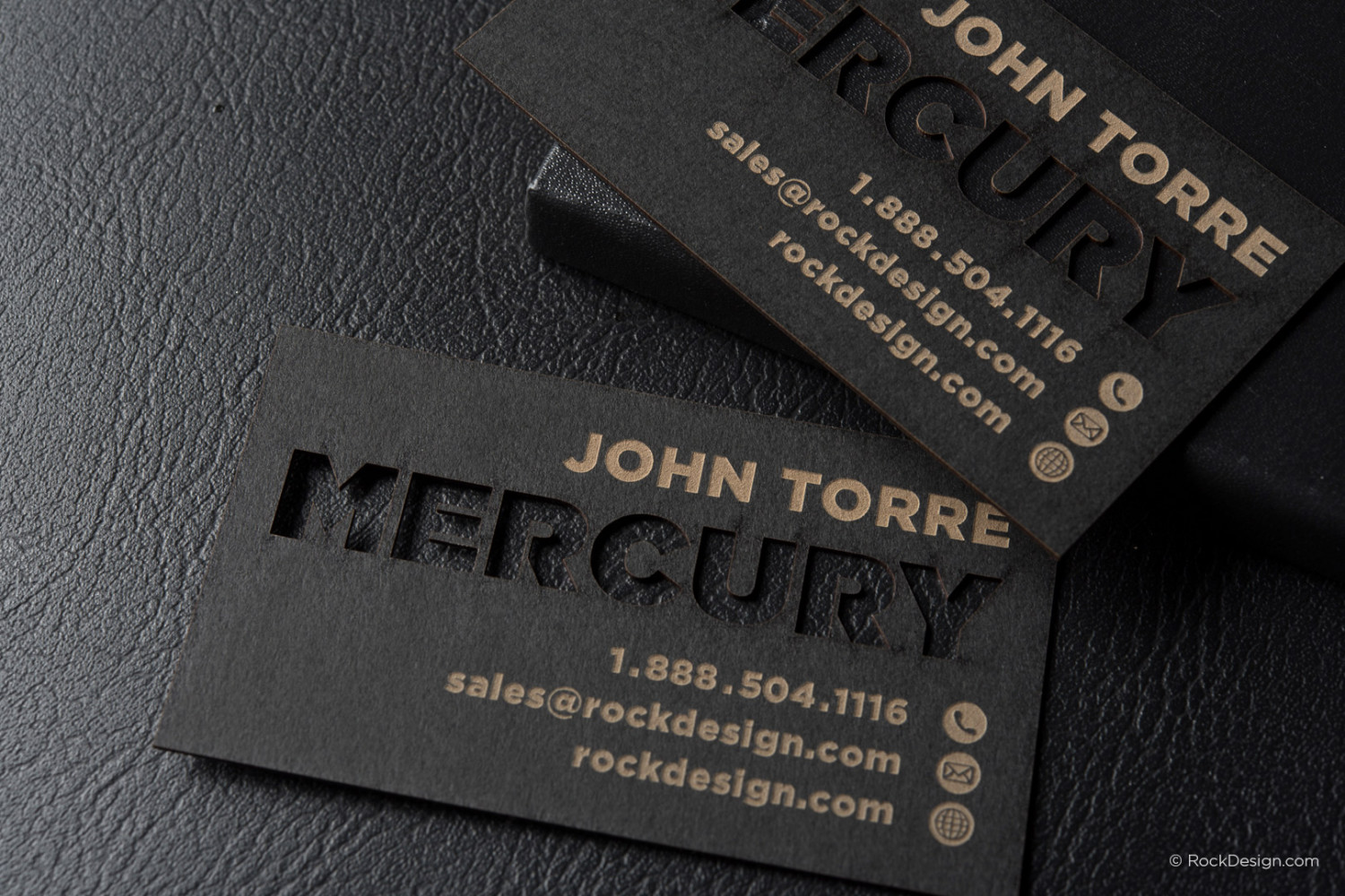CUSTOM CUT quick laser engraved cards| RockDesign.com