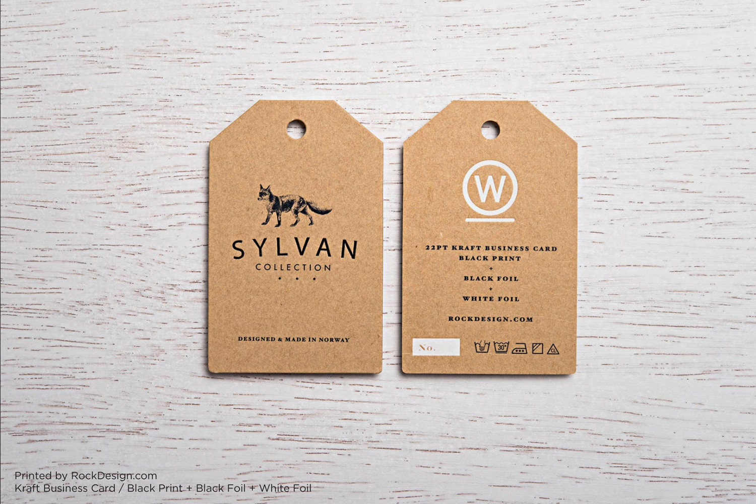 FREE Kraft Paper Business Card Template RockDesign