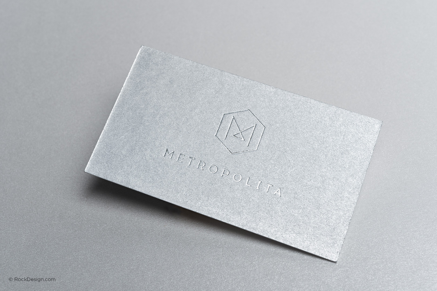 FREE silver visiting card templates | RockDesign.com