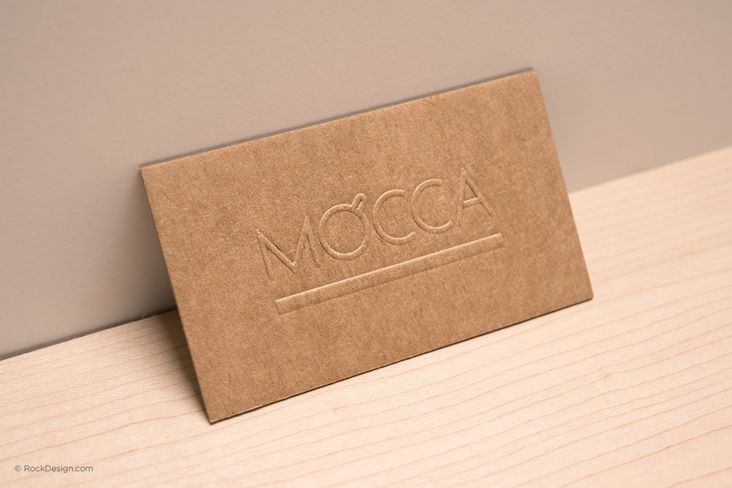 BUY kraft paper business cards NOW | RockDesign.com
