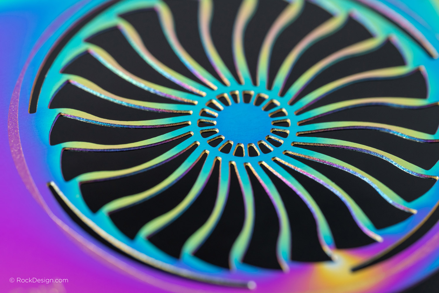 Iridescent Metal Business Cards | Premium Quality