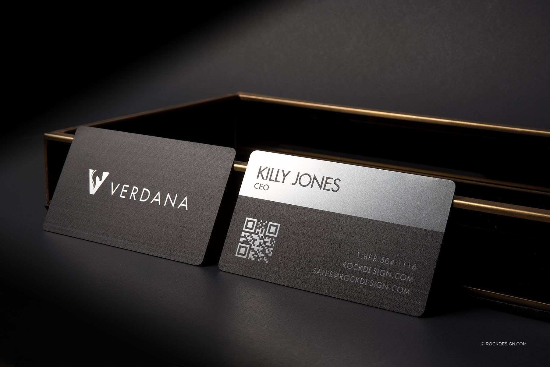 Premium UV Printed Stainless Steel Metal Business Cards | Customized ...