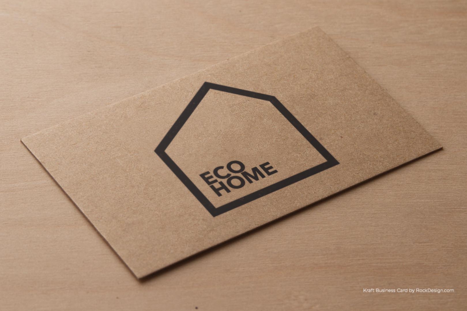 Regular Kraft Business Cards