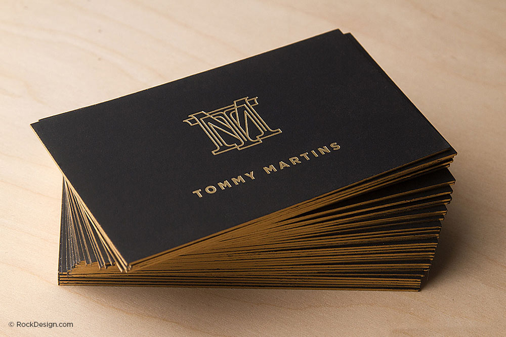 Business Card Design Services | RockDesign Luxury Business Card Printing